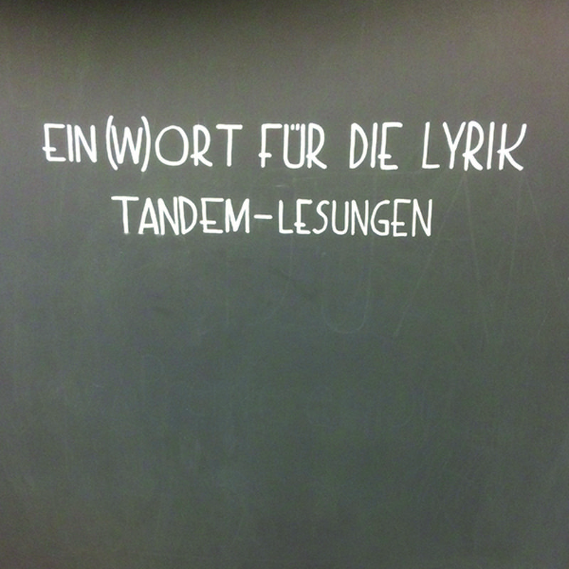 Raphael Urweider, Michael Fehr.: Ein (W)Ort für die Lyrik Kulturhaus ...